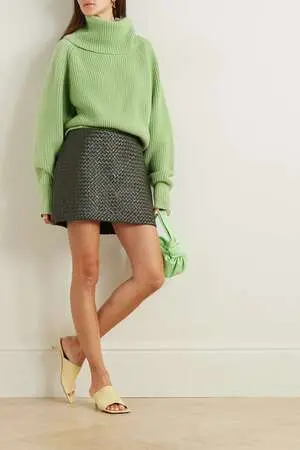 Sasuphi Ribbed Wool And Cashmere-blend Turtleneck Sweater