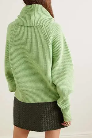 Sasuphi Ribbed Wool And Cashmere-blend Turtleneck Sweater