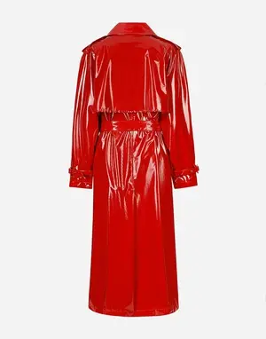 Dolce & Gabbana Patent Leather Trench Coat