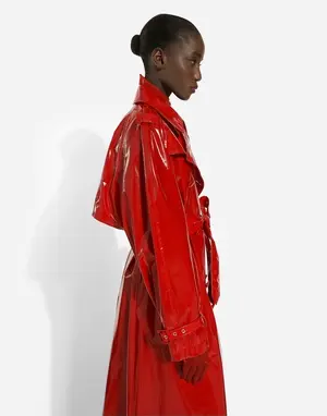 Dolce & Gabbana Patent Leather Trench Coat