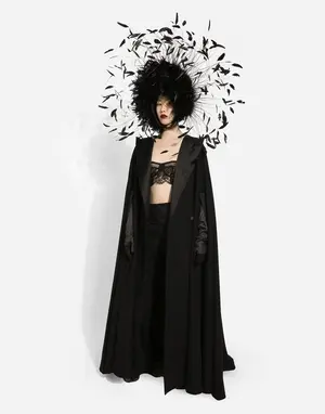 Dolce & Gabbana Single-breasted Wool And Cashmere Cape