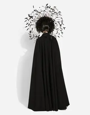 Dolce & Gabbana Single-breasted Wool And Cashmere Cape