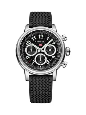 Chopard Classic Racing Stainless Steel & Rubber Watch - Black