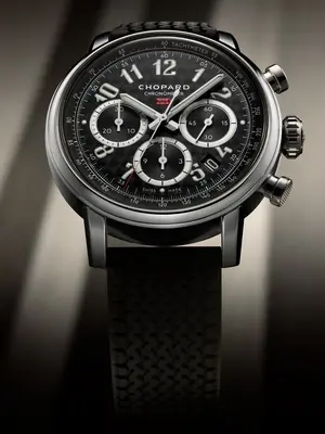 Chopard Classic Racing Stainless Steel & Rubber Watch