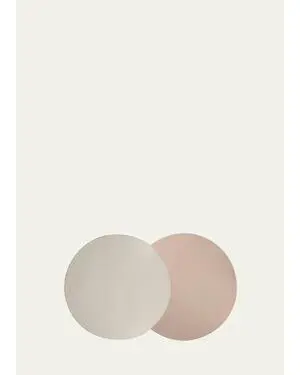VON GERN HOME Cream And Round Reversible Placemat - Blush