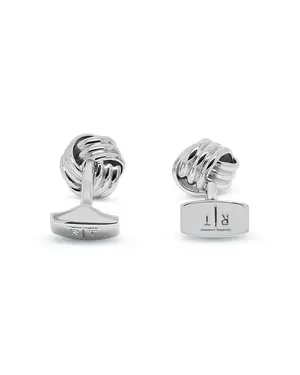 Tateossian Knot Cufflinks - Silver