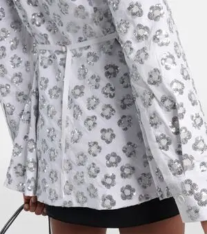 Jacquemus Lavoir Sequinned Cotton-blend Shirt