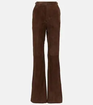 Brown Flared Trousers
