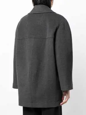LOW CLASSIC Notched-lapels Double-breasted Coat
