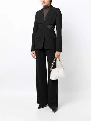 LOW CLASSIC Notched-lapel Cut-out Blazer