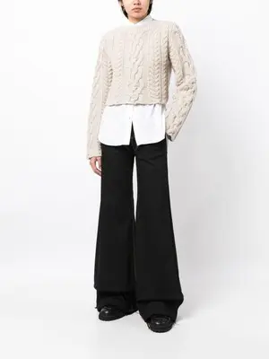 LOW CLASSIC Chunky-knit Wool-blend Jumper