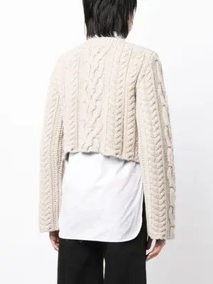 LOW CLASSIC Chunky-knit Wool-blend Jumper
