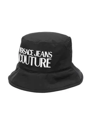 Versace Logo-print Bucket Hat - Black
