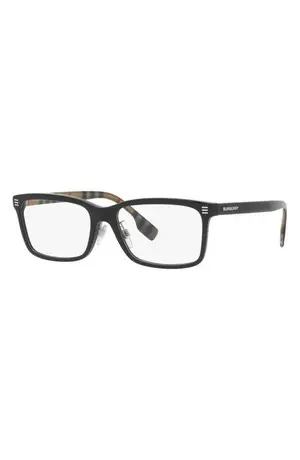 Burberry 54mm Rectangle Eyeglasses - Black