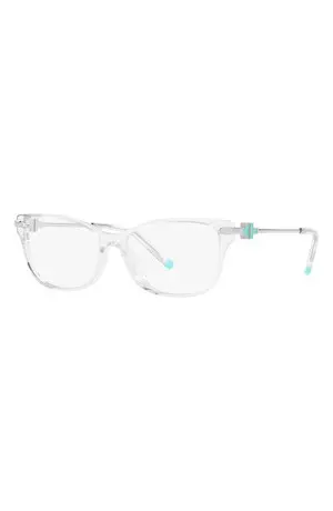 Tiffany & Co. 54mm Rectangular Eyeglasses - Clear