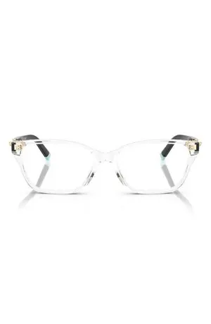 Tiffany & Co. 53mm Rectangle Eyeglasses Clear/demo Lens