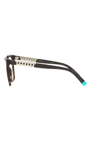 Tiffany & Co. 54mm Square Eyeglasses - Havana