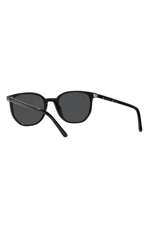 Ray-ban Elliot Polarized Square Sunglasses - Black