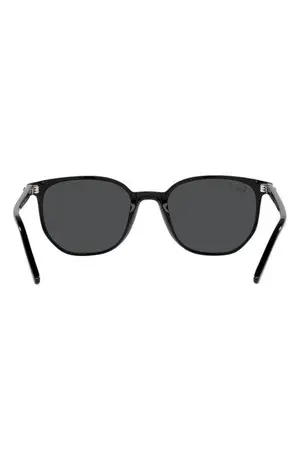 Ray-ban Elliot Polarized Square Sunglasses - Black