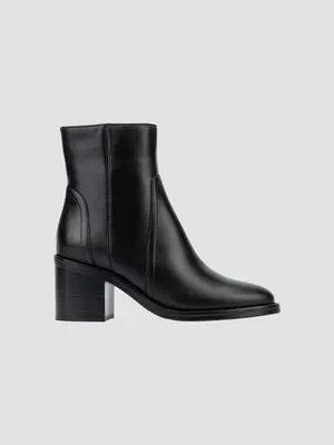 Aquatalia Janella 70mm Leather Ankle Boots