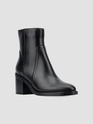 Aquatalia Janella 70mm Leather Ankle Boots