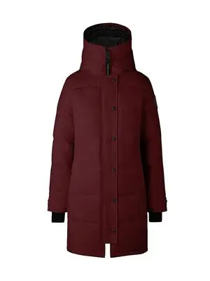 Canada Goose Shelburne Down-filled Parka Garnet Stone