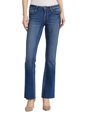 L'Agence Sneeki Low-rise Straight-leg Jeans