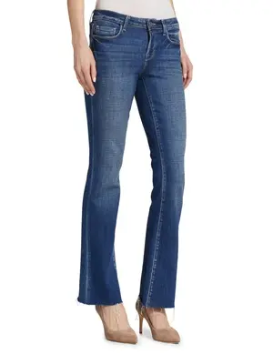 L'Agence Sneeki Low-rise Straight-leg Jeans