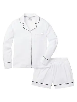 PETITE PLUME Long-sleeve Top & Shorts Pajama Set
