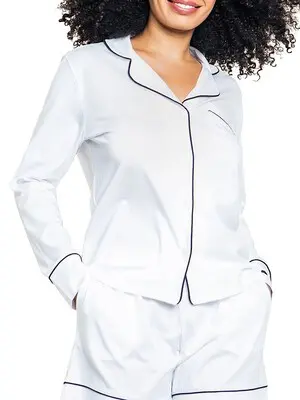 PETITE PLUME Long-sleeve Top & Shorts Pajama Set