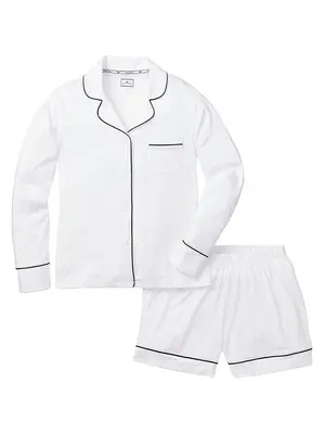 PETITE PLUME Long-sleeve Top & Shorts Pajama Set