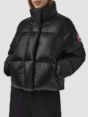 Canada Goose Cypress Cropped Puffer Coat - Black