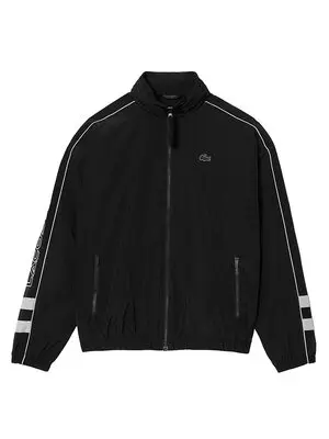 Lacoste Men's Logo Colorblocked Blouson Jacket - Black  - Black