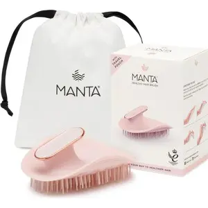 MANTA The Gentle Brush For Healthier Hair & Scalp - Pink