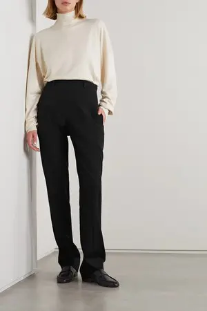 THE ROW Telemaco Wool-twill Tapered Trousers
