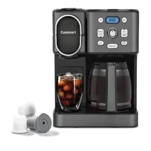 CUISINART Ss-16bks Coffee Center 2-in-1 Coffeemaker Stainless