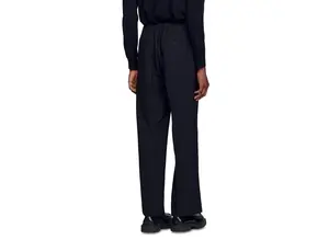 Sandro Wide Leg Trousers - Black