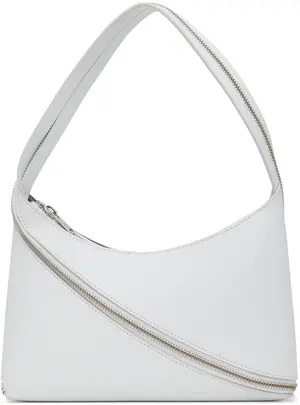 Coperni Coperni White Zip Baguette Bag - White