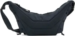 LEMAIRE LEMAIRE Navy Small Soft Game Bag Bl767 Green Blue