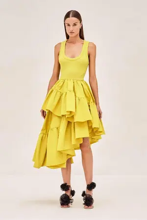 Alexis Amadea Dress Yellow