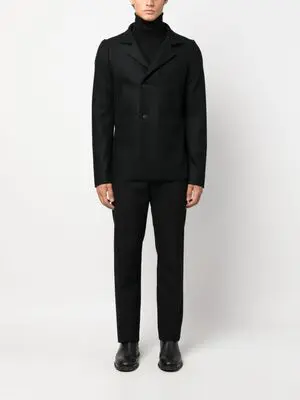 SAPIO Double-breasted Cotton-wool Blazer