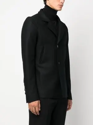 SAPIO Double-breasted Cotton-wool Blazer