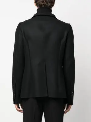 SAPIO Double-breasted Cotton-wool Blazer