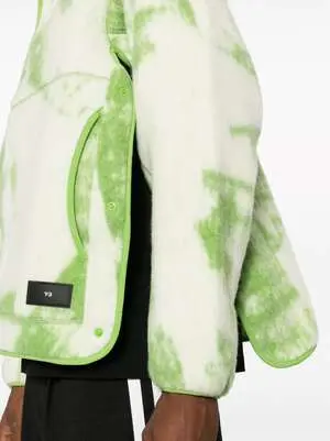 Y3 Fuzzy Fleece Hooded Jacket
