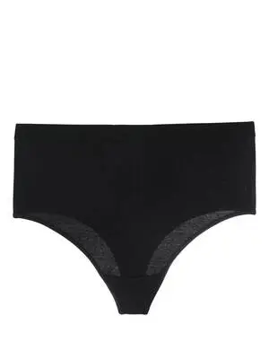 MARINE SERRE Crescent Moon Organic-cotton Briefs - Black
