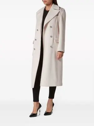 Philipp Plein Skull Crystal-embellished Double-breasted Coat