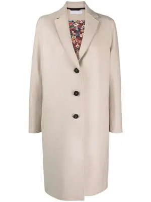 Harris Wharf London Wool Coat - Neutrals