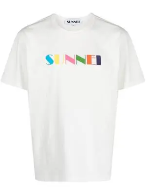 Sunnei Logo-print Organic-cotton T-shirt