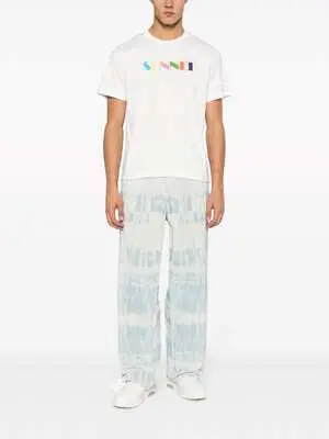 Sunnei Logo-print Organic-cotton T-shirt