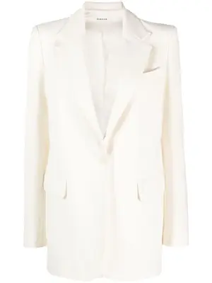 P.a.r.o.s.h Single-breasted Blazer - White